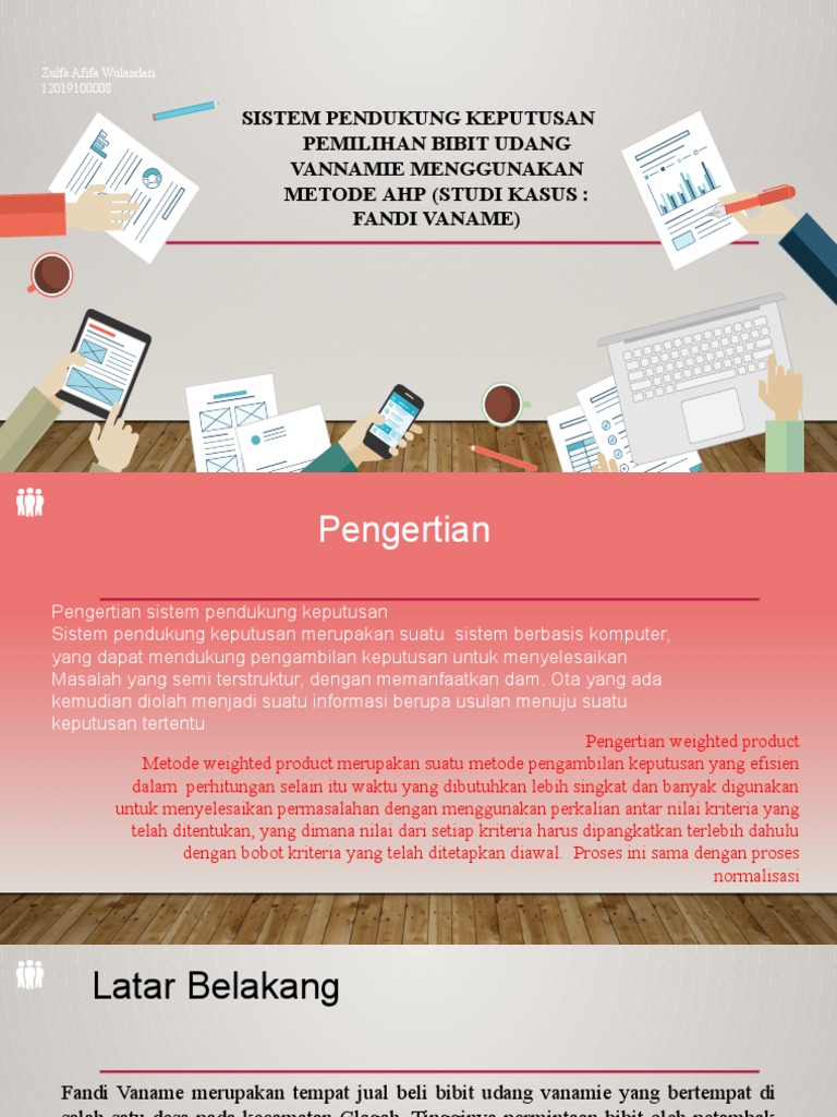 Presentasi Jurnal Sistem Pendukung Keputusan Rony | PDF