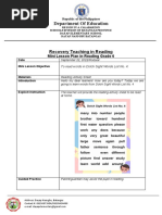Narrative Report in Reading Remediation | PDF | Cognition | Learning