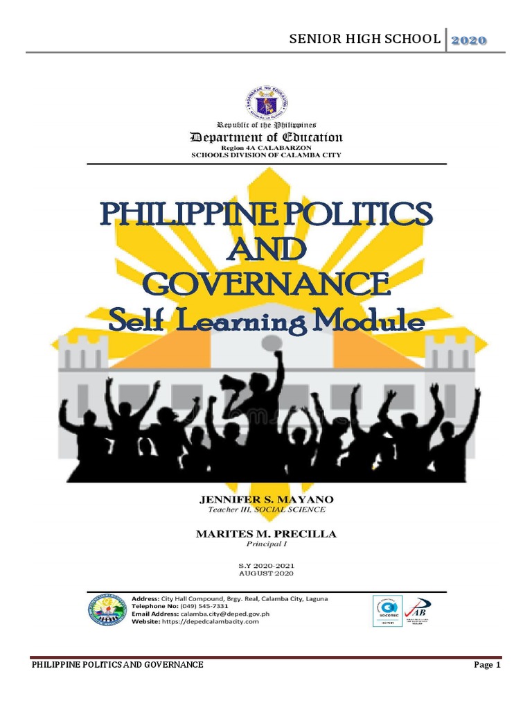 PPG - Module - October 2020 | PDF | Governance | Institution