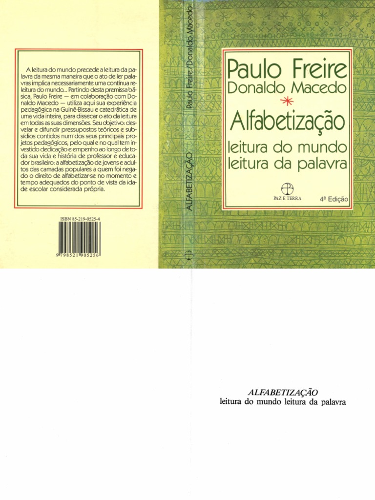 Livro - Alfabetização - Freire e Macedo | PDF