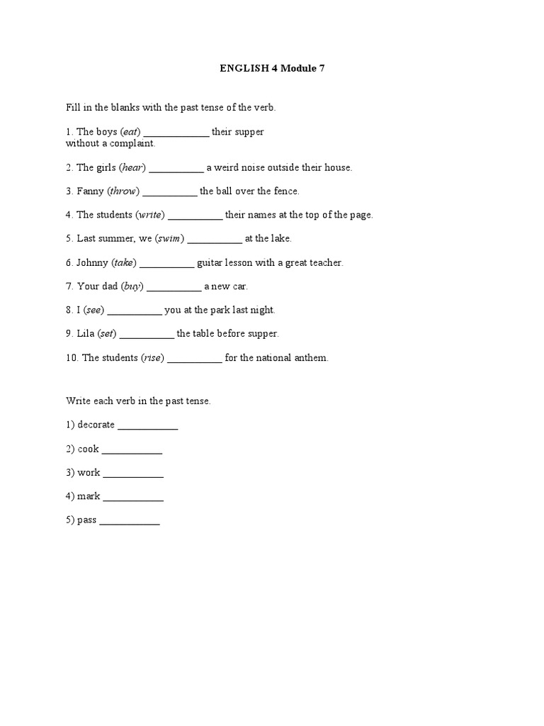 Grade 4 - Activity Week | PDF