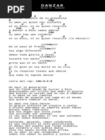 A Danzar Letra | PDF