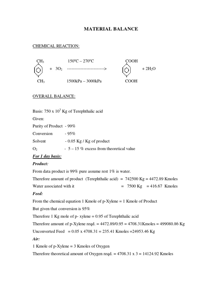 Balance PTA | PDF | Physical Chemistry | Chemistry
