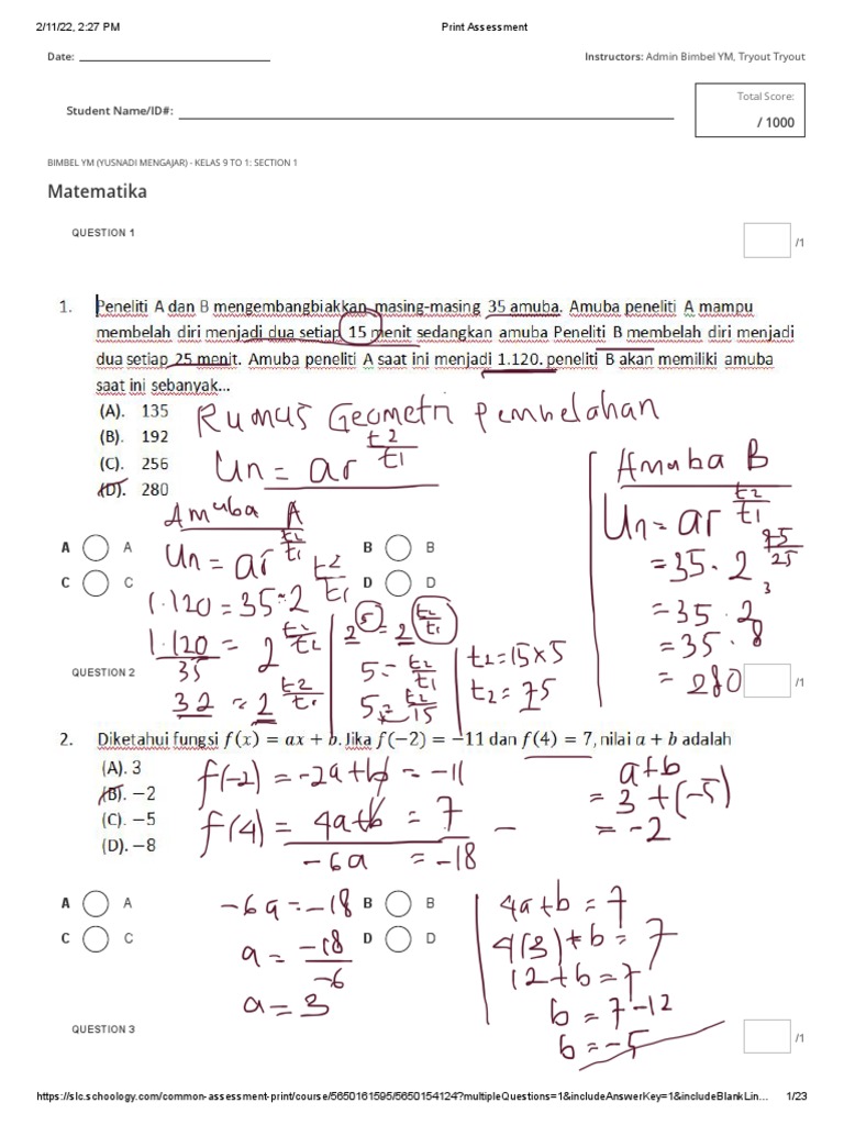 9 TO 1 Mat | PDF | Educational Assessment And Evaluation | Methodology