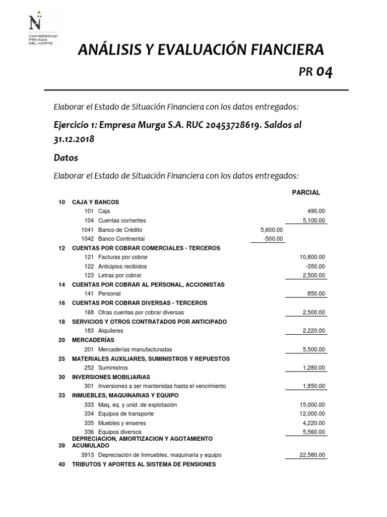 Pr 04 Análisis Y Ef Nic 1 Pdf Servicios Financieros Economias