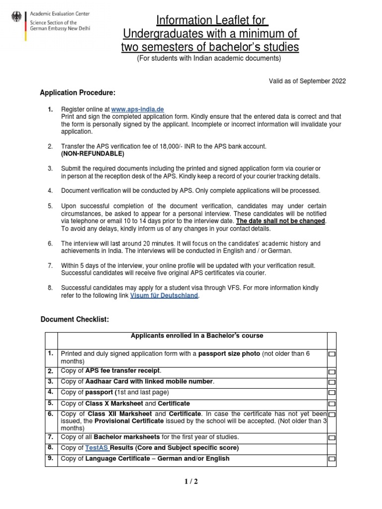 Leaflet Undergraduates With 2 Semesters English 1 | PDF | Bachelor's ...