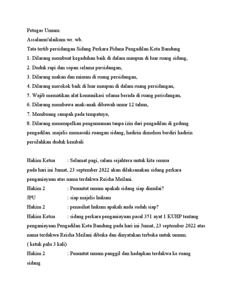 Sidang PKN Kel 2 | PDF