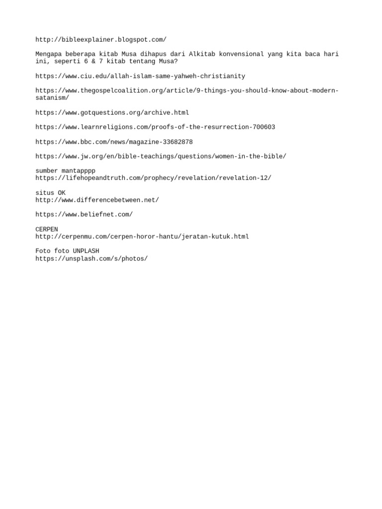 Sumber Narasi RK | PDF