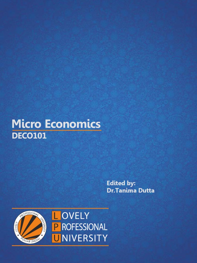 Microeconomics for Students | PDF | Economics | Microeconomics