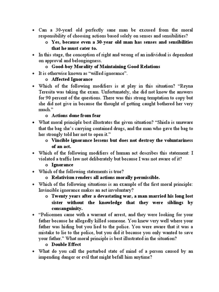 Second Exam | PDF | Morality | Experience Second Exam | PDF | Morality | Experience