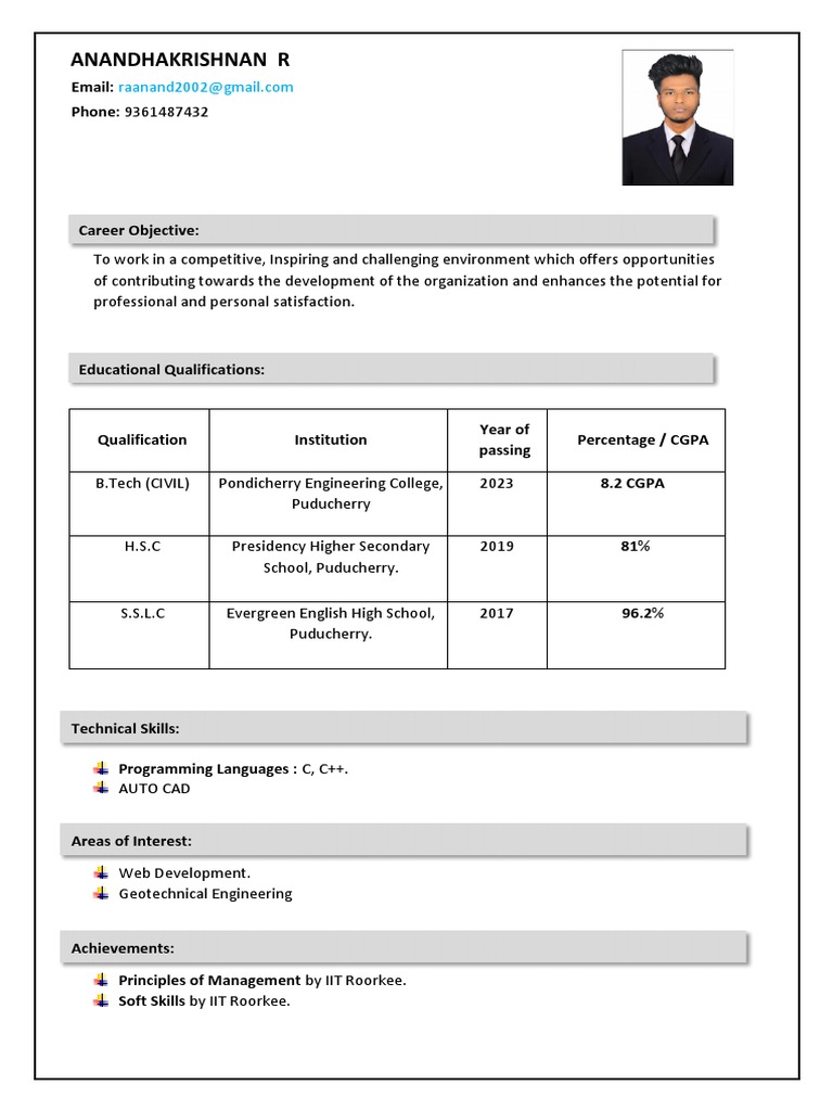 Anand Resume | PDF