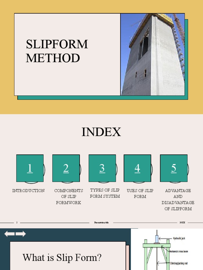 Slipform Method | PDF