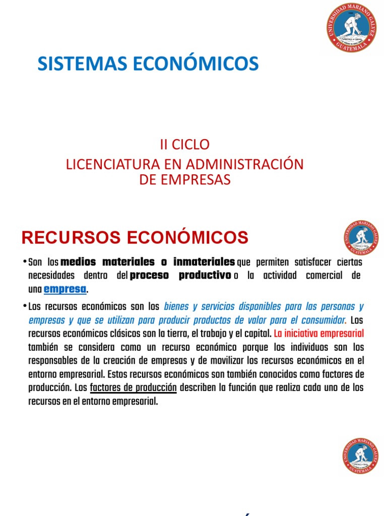 Sistemas Económicos | PDF | Capitalismo | Sistema económico