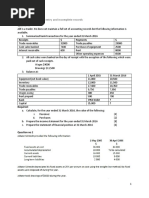 Double-Entry Bookkeeping Exercises | PDF | Bookkeeping | Debits And Credits
