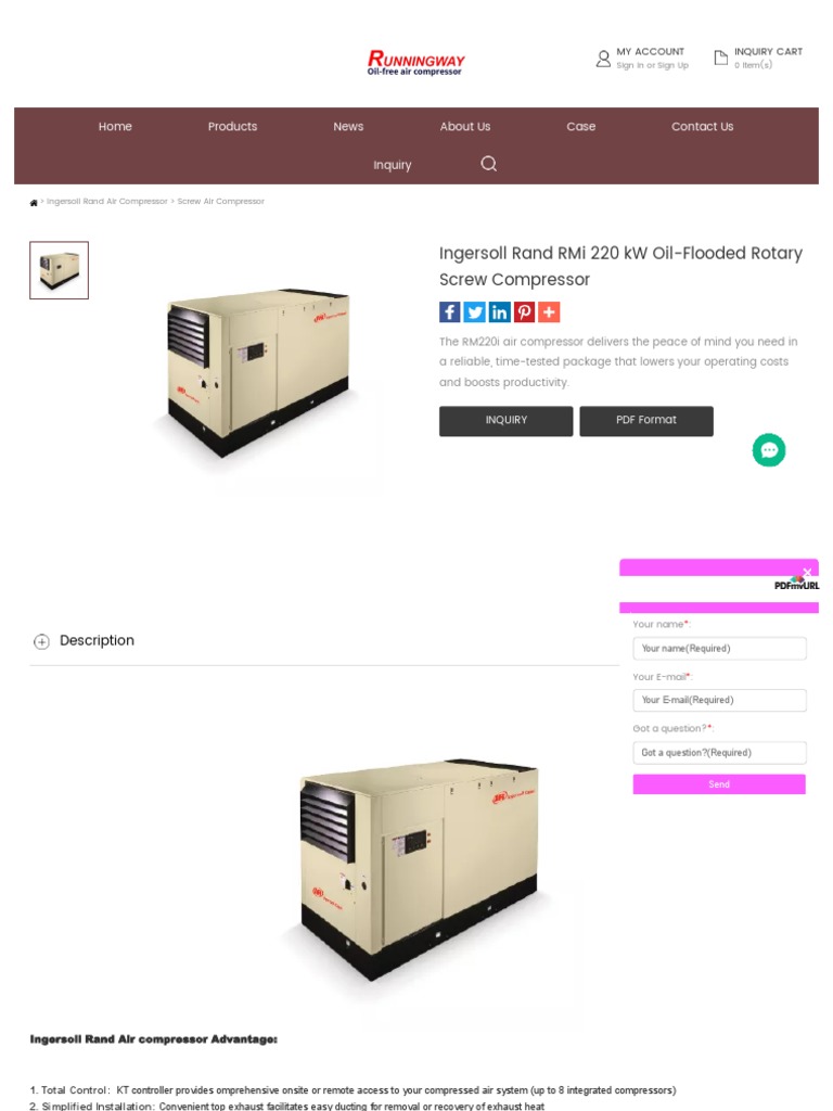 kopatrading_com_ingersoll-rand-rmi-220-kw-oil-flooded-rotary-screw ...