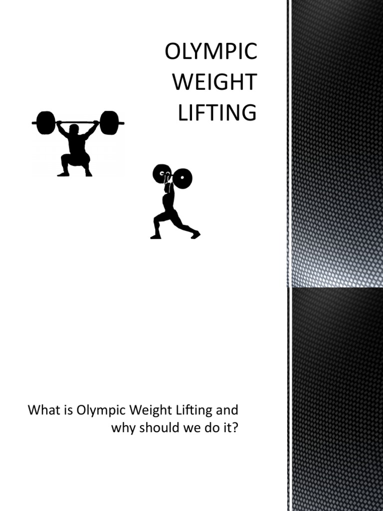 Olympic Weight Lifting Explosive Full-Body Workout | PDF | Human ...