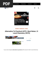 ATP Notes For Chemistry o Level | PDF | Ion | Anode