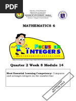 Math - Gr6 - Q2 - Week-08 - Comparing and Arranging Integers On The Number Line | PDF | Numbers ...