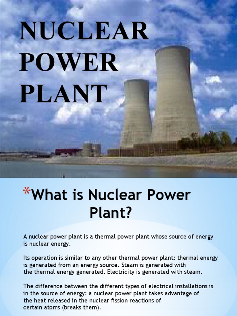 Nuclear Power Plant | PDF