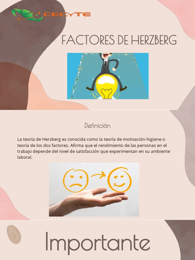 Factores de Herzberg | PDF | Motivación | Motivacional