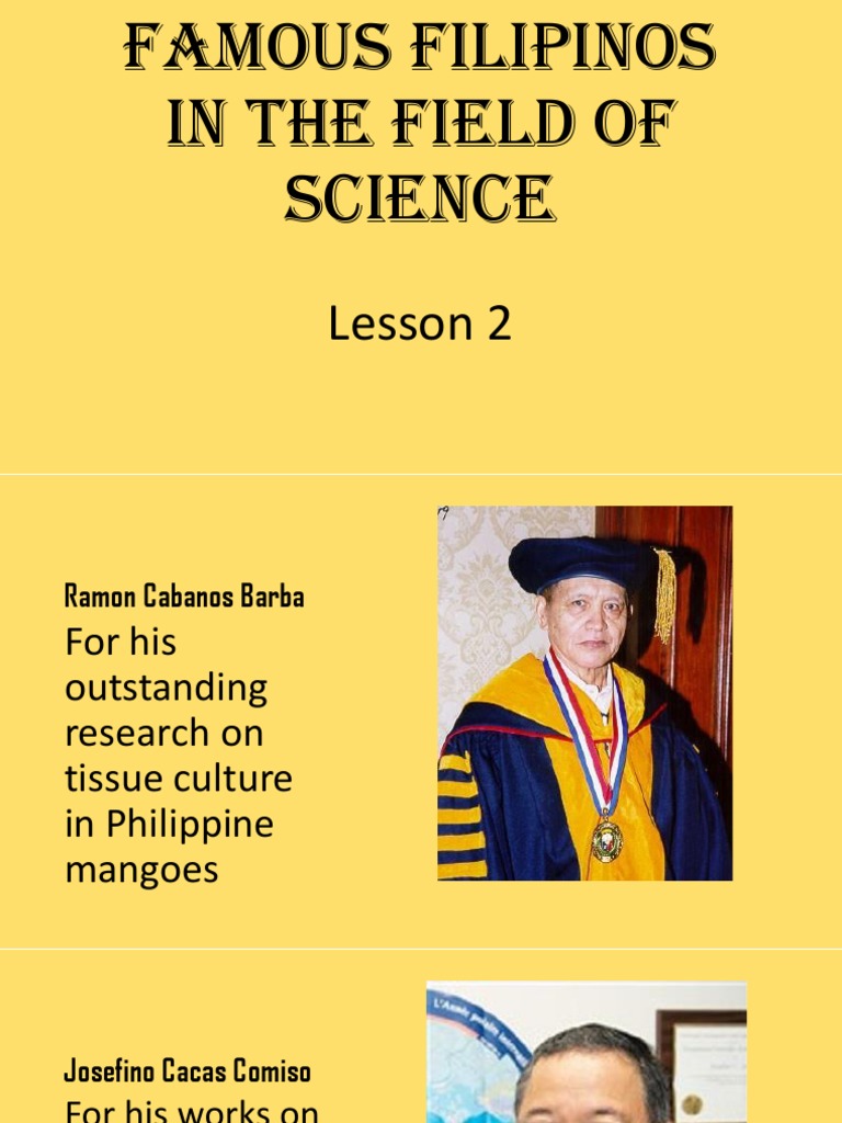 Filipino Scientist | PDF