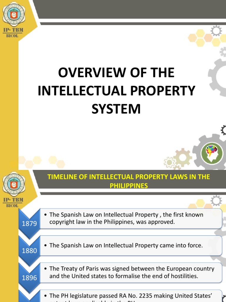 Lesson 5 - Overview of IP System | PDF | Intellectual Property | Copyright