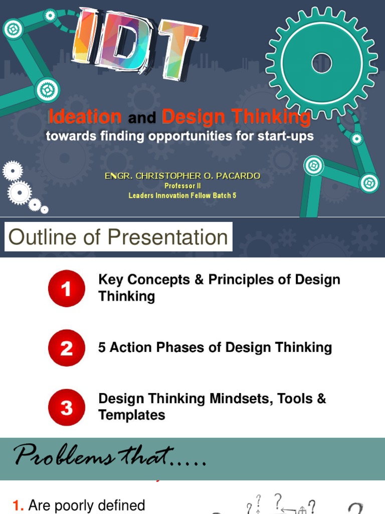 Lesson 4 - Ideation and Design Thinking | PDF | Design Thinking ...