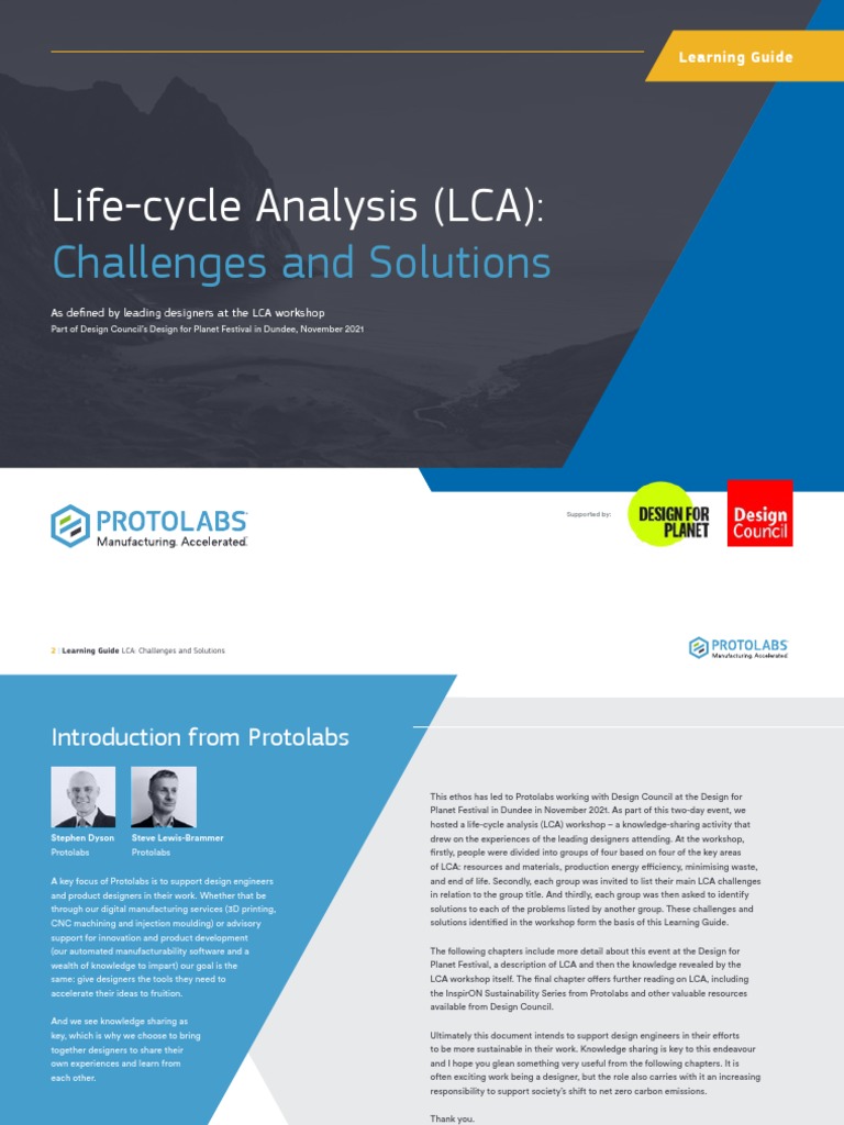 Learning Paper - Life Cycle Analysis | PDF