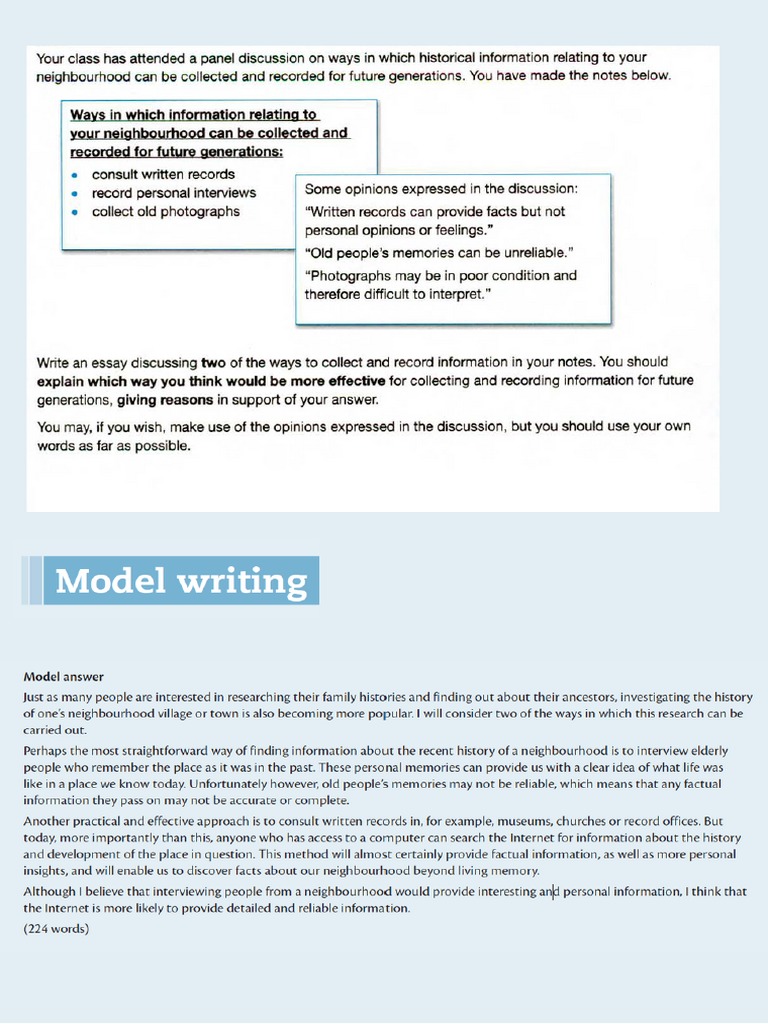 Essay Writing CAE | PDF