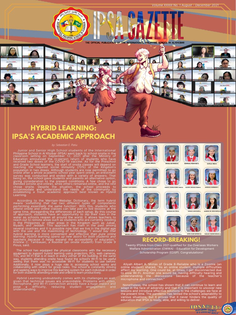 Ipsa Gazette Volume Xxxiii No. 1 | Download Free PDF | Psychological Resilience | Schools