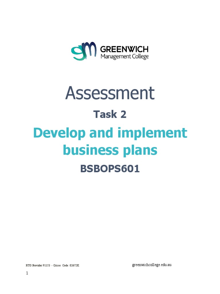 BSBOPS601 Assessment Task 2 PDF | PDF | Sales | Marketing