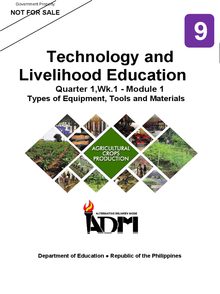 Tle9 - q1 - Mod1 - Types of Equipment Tools and Materials - v3 | PDF ...