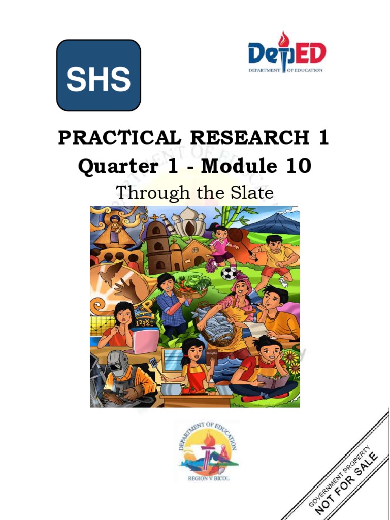 Applied - Practical Research1 - Q1 - M10-Providing The Justifications Reasons For Conducting The ...