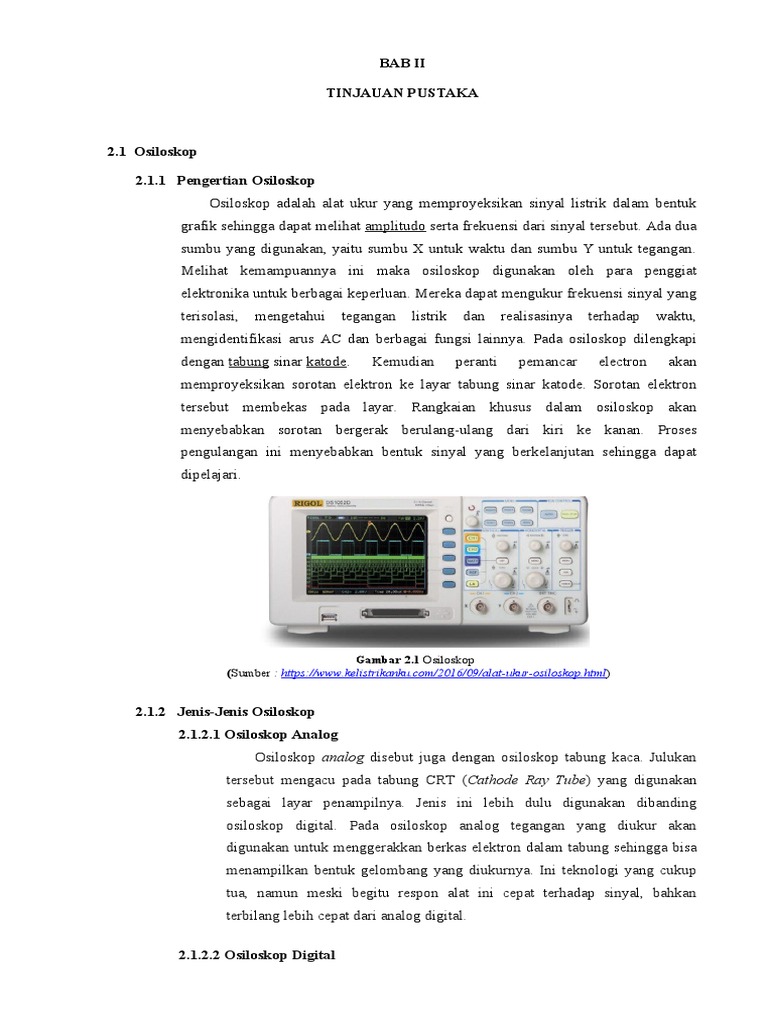 Lapres Eldis Osiloskop & Function | PDF