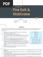 SCDF Fire Code: Means of Escape Guidelines | PDF | Stairs | Fire Safety