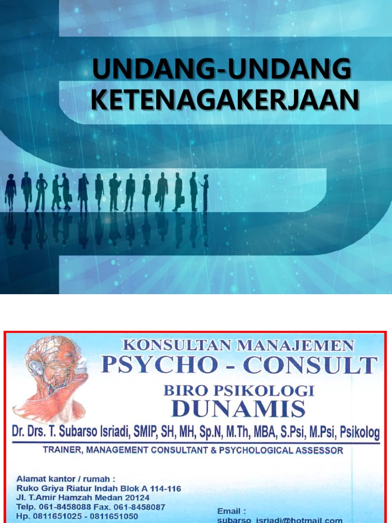Hukum Ketenagakerjaan Magister Science Psi Usu Revised | PDF