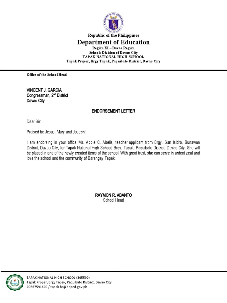 Endorsment | PDF