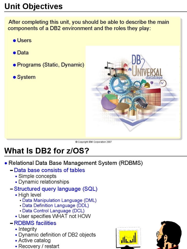 Db2 Components & Basics 1 | Ibm Db2 | Databases