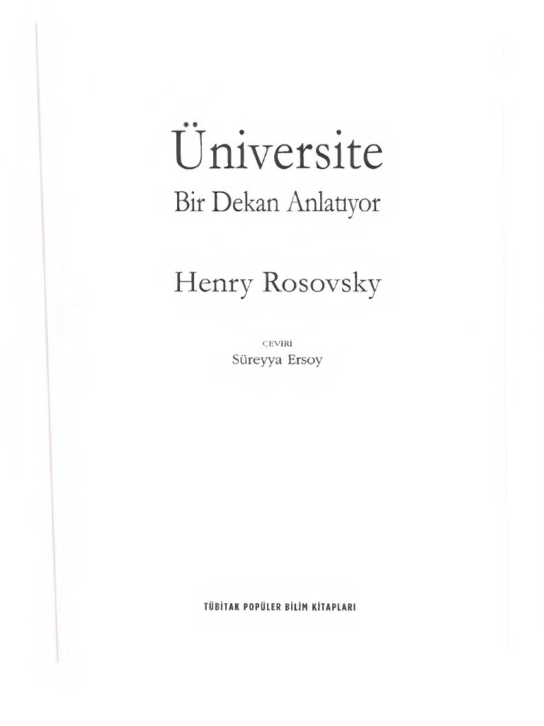 Universite Bir Dekan Anlatiyor Tanitim | PDF