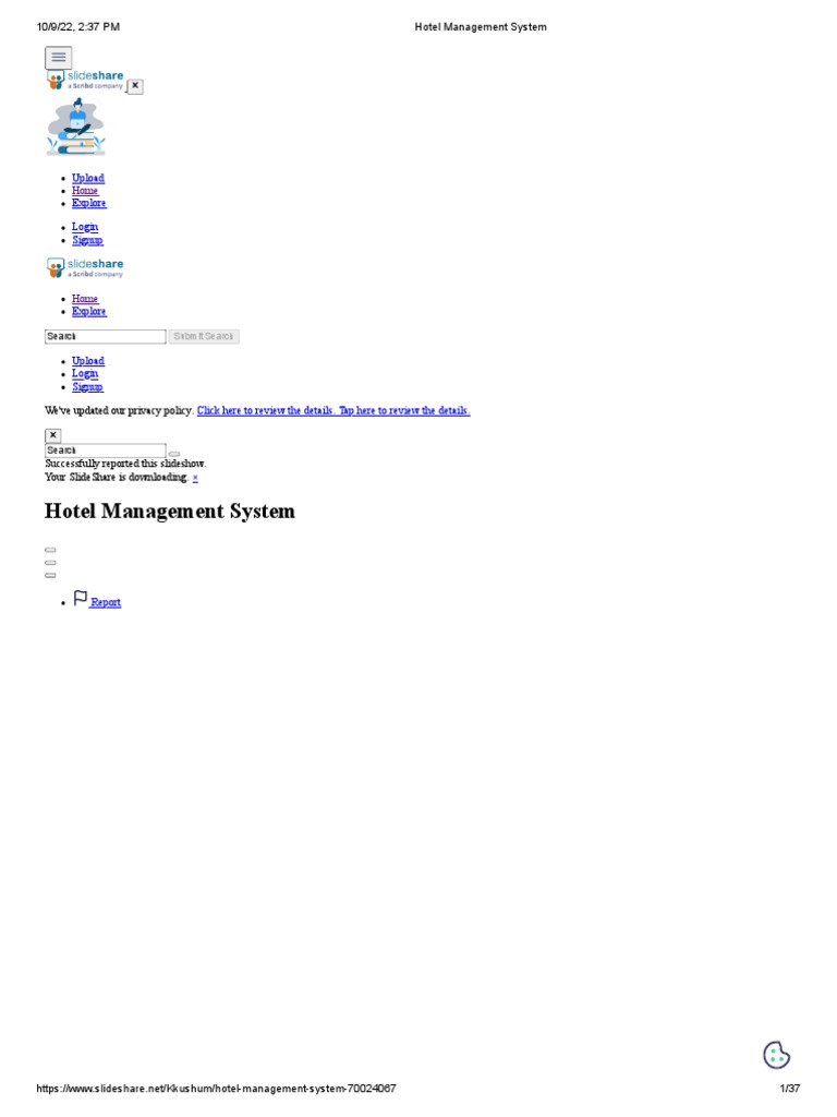 Hotel Management System | PDF | Systems Engineering | Multimedia