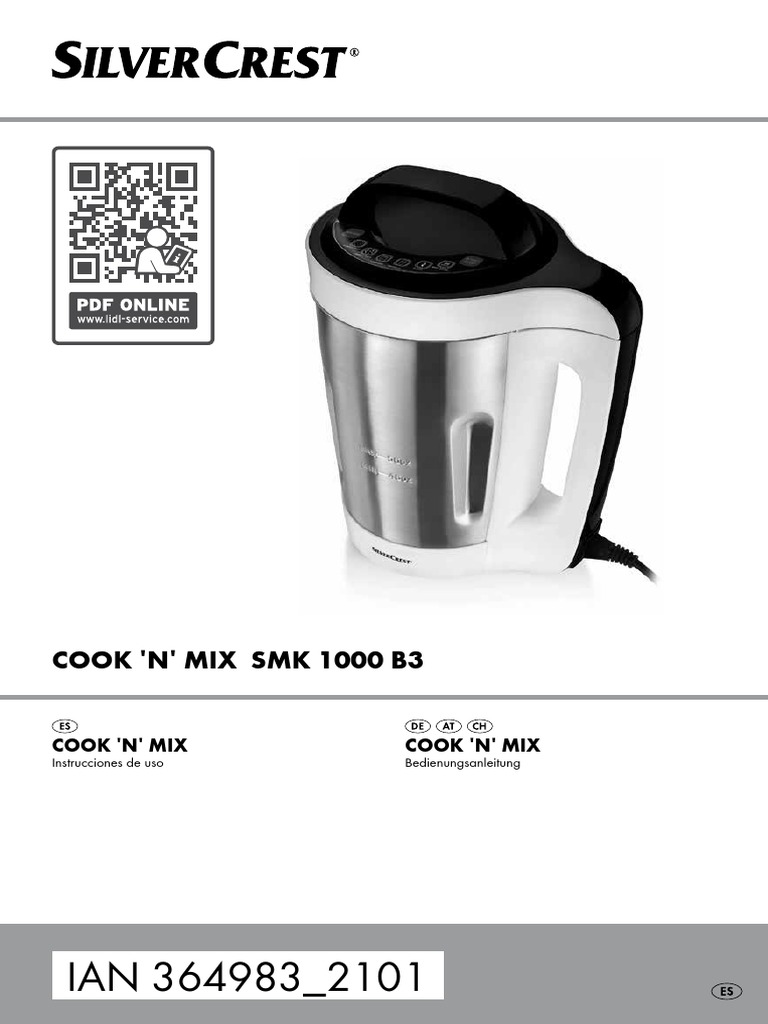 Cook N Mix SMK 1000 b3 | PDF | Tecnología