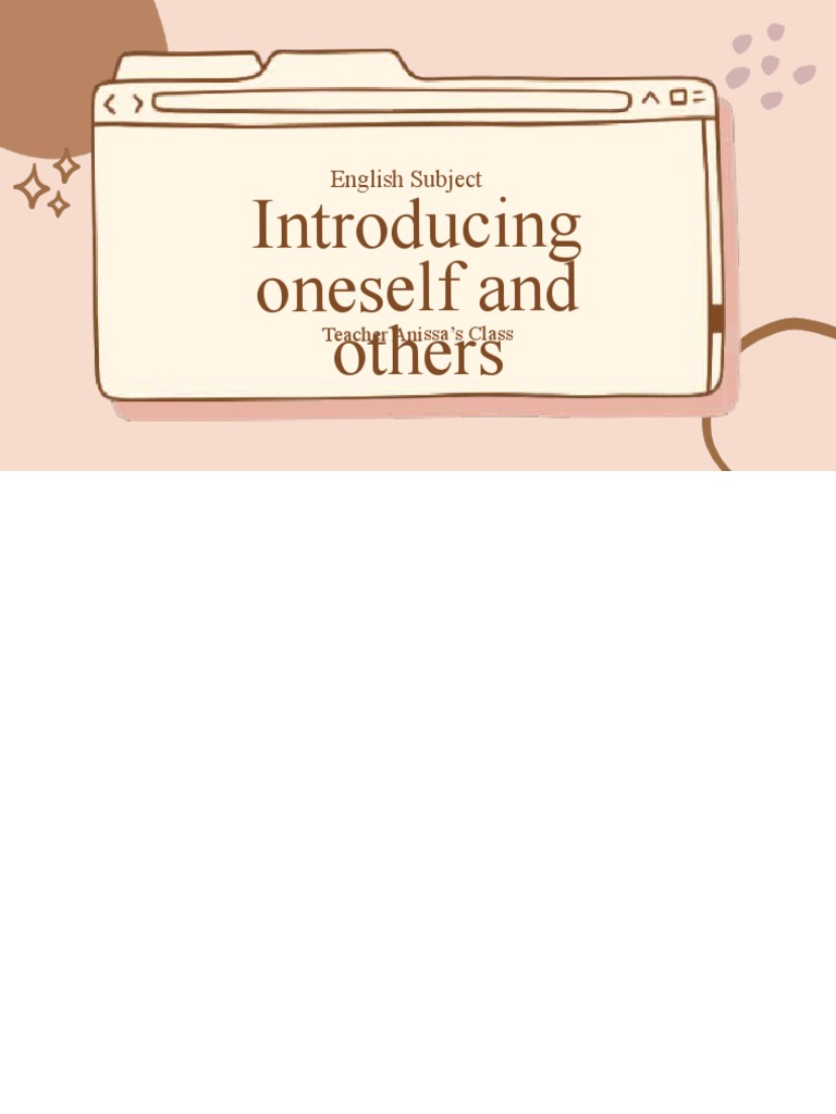 Effective Self and Others Introduction | PDF