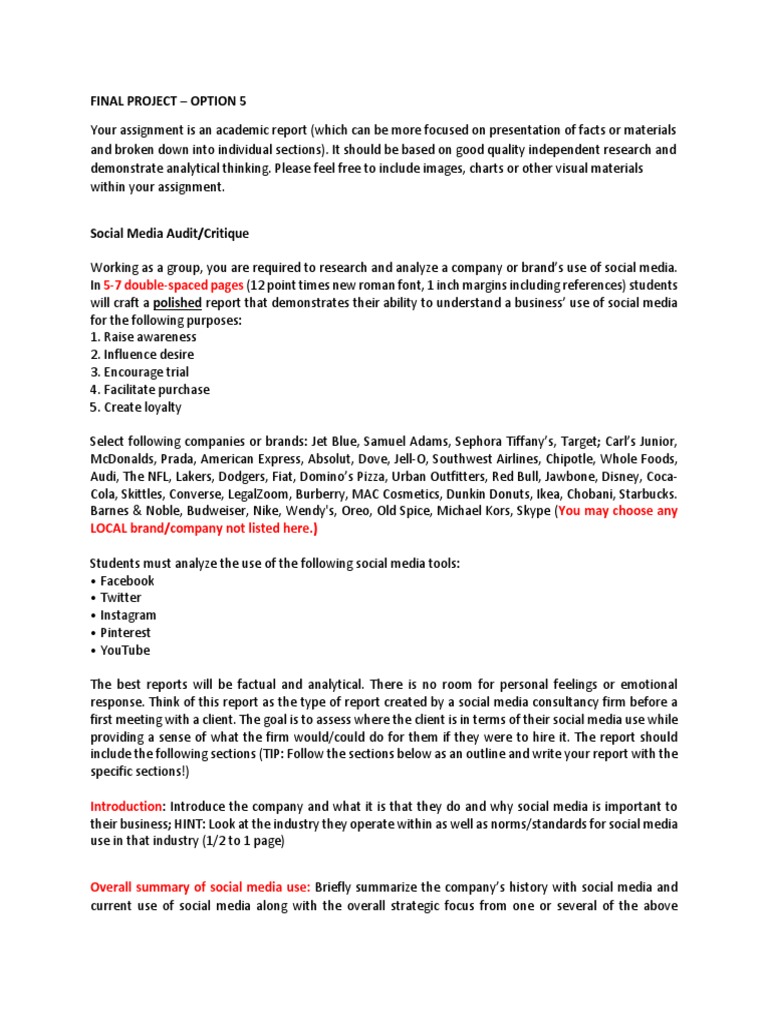Final Requirement Option 5 | PDF | Social Media | Popular Culture ...