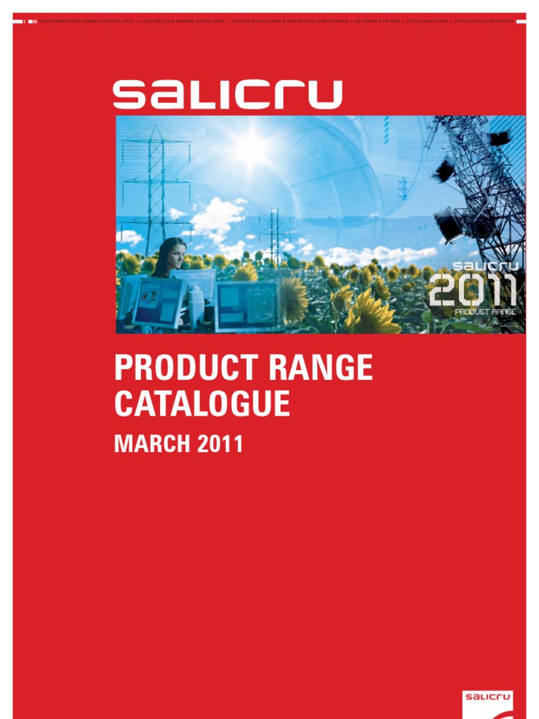 Salicru UPS Solutions Overview | PDF | Power Supply | Mains Electricity