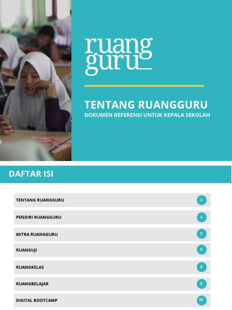 Ruangguru: Solusi Pendidikan Digital Indonesia | PDF