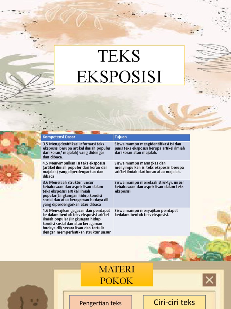 Teks Eksposisi Baru | PDF