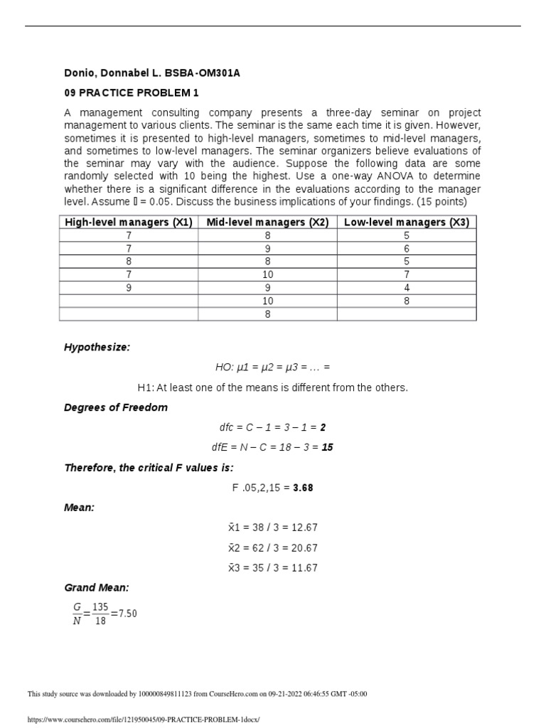 09 Practice Problem 1 | PDF | Inductive Reasoning | Data Analysis