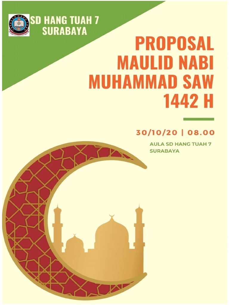 Proposal Maulid Nabi HT7 2022 | PDF