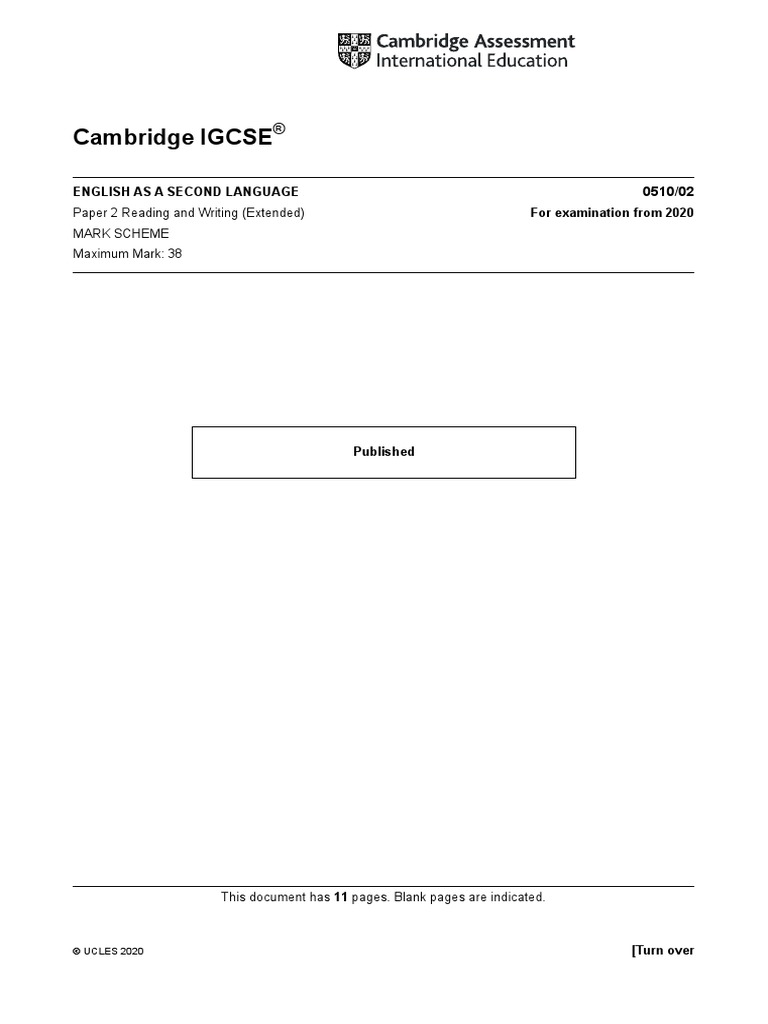 English Project Mark Scheme | PDF