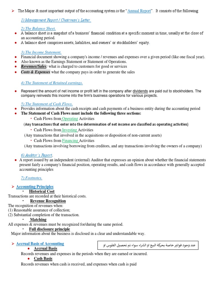 Accounting Summaries | PDF | Balance Sheet | Equity (Finance)